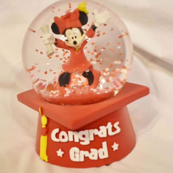 Disney | Accents | Disney Minnie Mouse Red Musical Water Globe ...